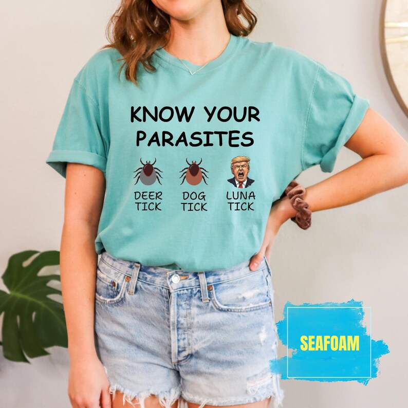 Comfort Colors Know Your Parasites Shirt, Anti Trump Shirt, Vote ...