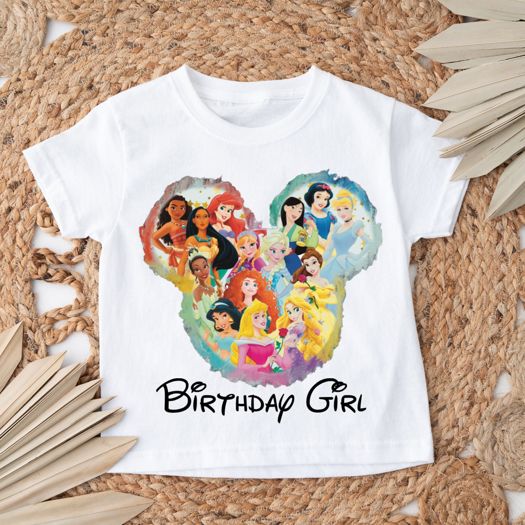 Custom Princess Shirt, Cute Princess Birthday Shirt, Disney Cute Shirt, Disney Princesses sold ...