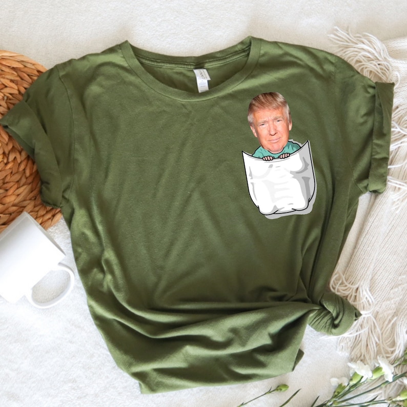 Personalized Pocket Tee Shirt, Custom Photo Gift - Etsy