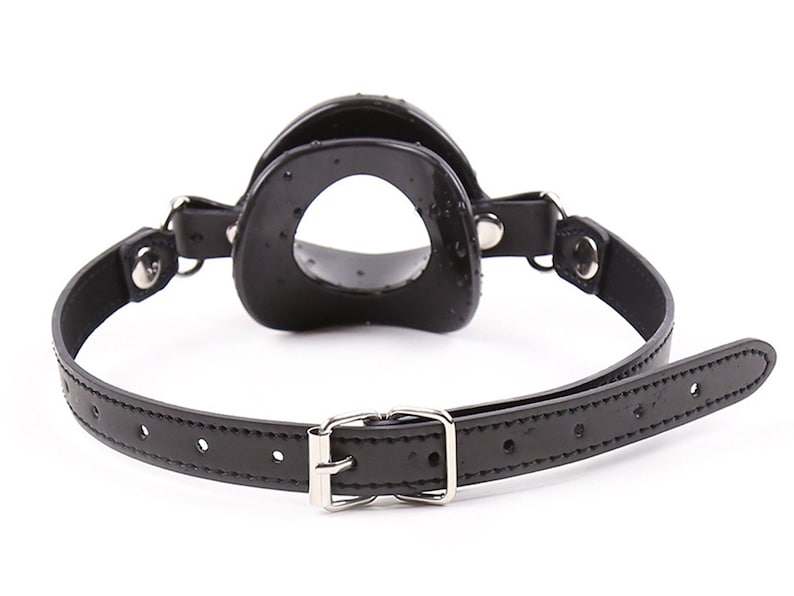 DSM Ball Gag Lip Shape Leather Mounted Bondage Mouth Gag - Etsy