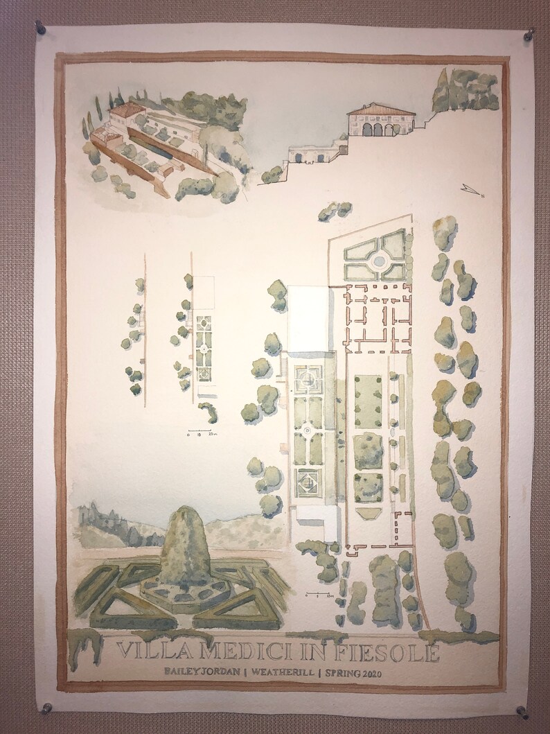 One-of-a-kind Architectural Drawings & Paintings CUSTOM Wedding Gift ...