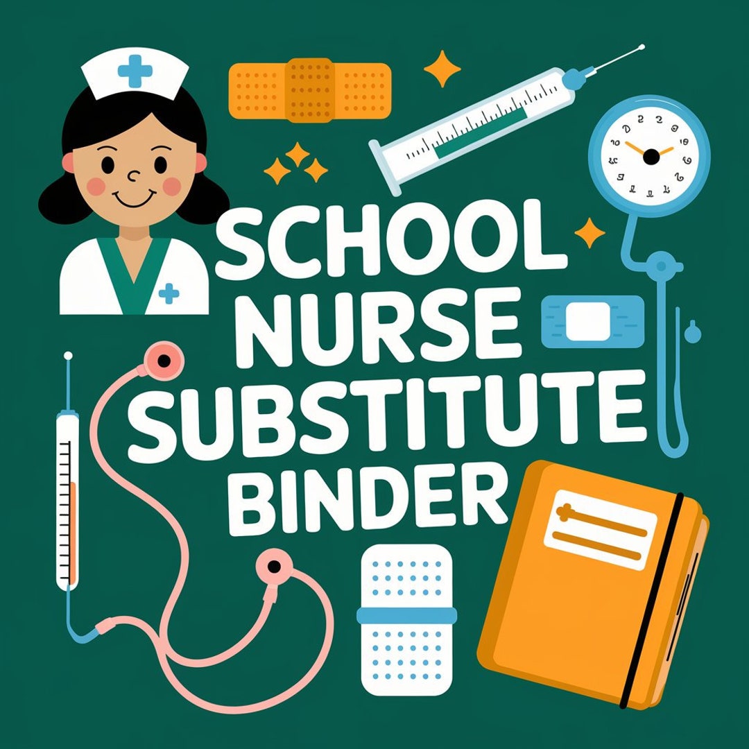 School Nurse Substitute Binder Fully Editable - Etsy