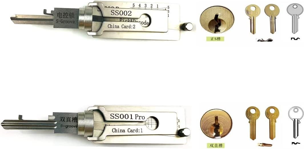 Locksmith Supply SS001 SS002 and SS003 2 in 1 Decoder and Pick - Etsy