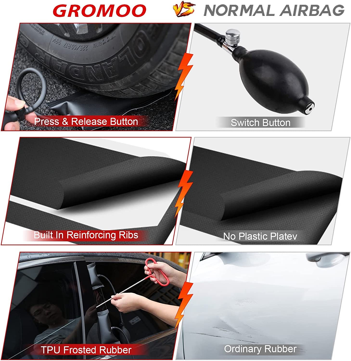 28-piece Car Emergency Kit With Car Window Wedge, Air Wedge Bag Pump ...