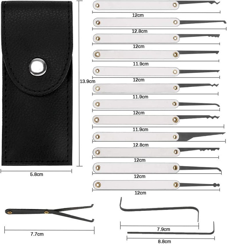 Lock Tools Tension Wrenches/rakes Pick Set - Etsy