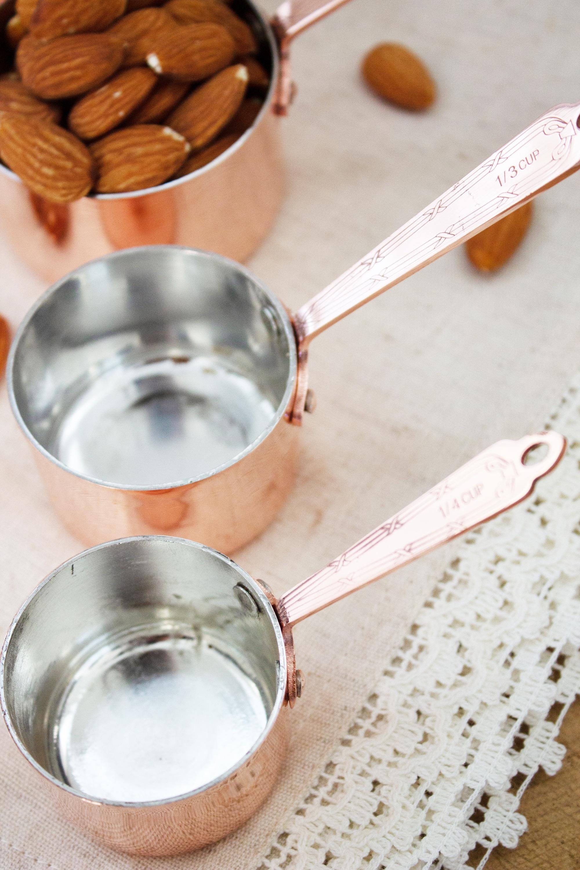Copper Vintage Inspired Measuring Cup Set/4 , Kitchen Utensil, Cookware ...