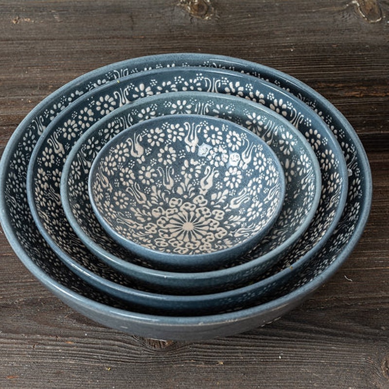 Ceramic Bowl Set - Etsy