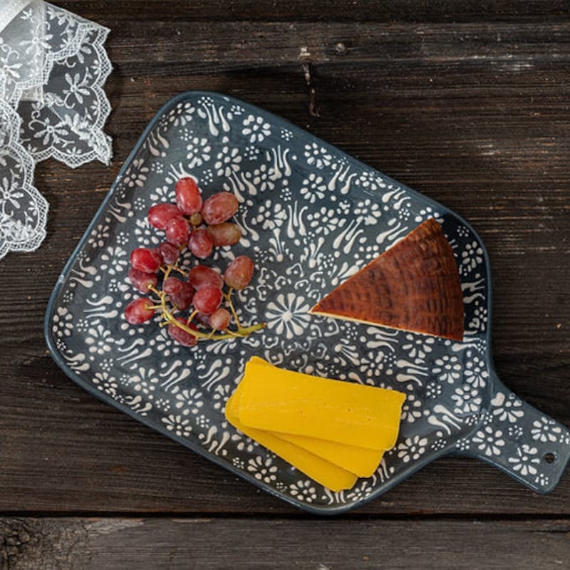 Ceramic Cheese Board - Etsy