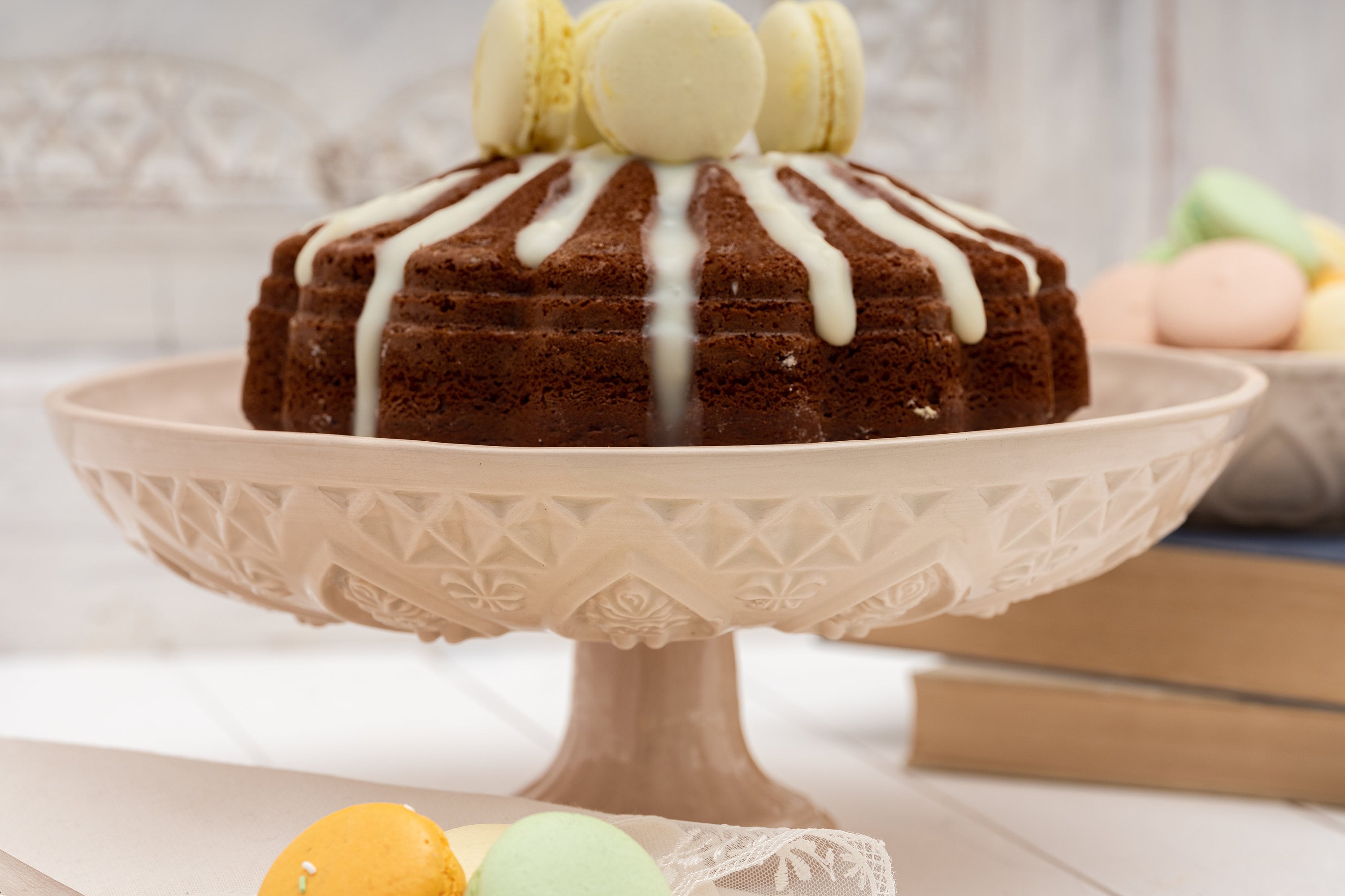 French Vintage Inspired Handmade Floral Cake Stand, Cupcake Stand ...