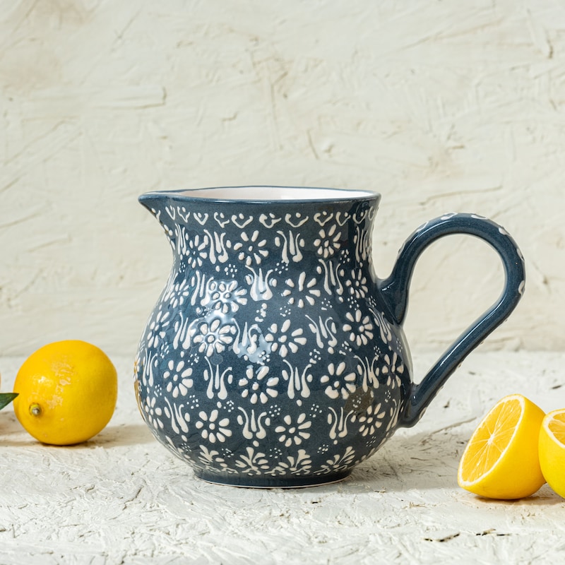 Hand Painted Pitcher - Etsy