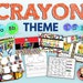 Crayon Classroom Decor, Printable and Editable Crayon Theme Display ...