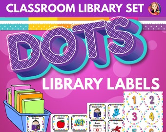 Library Bin Labels - Etsy