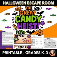 Halloween Escape Room for Kids, Printable Escape Room, Halloween ...