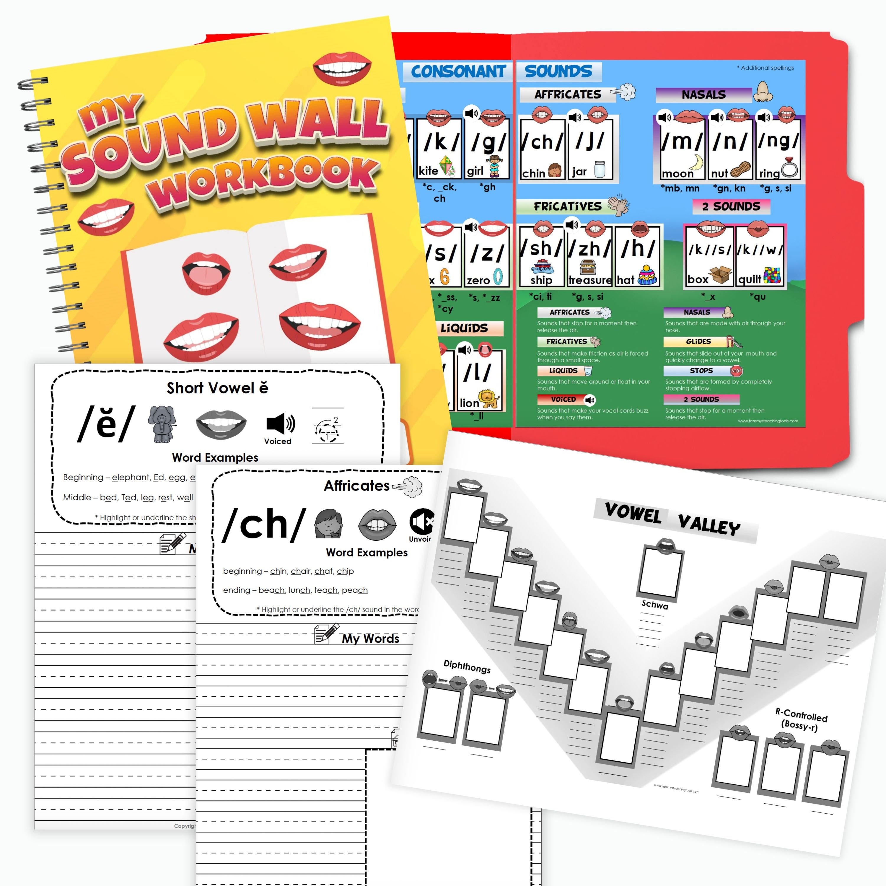 Personal Sound Wall Folder and Workbook Aligned With the Science of ...