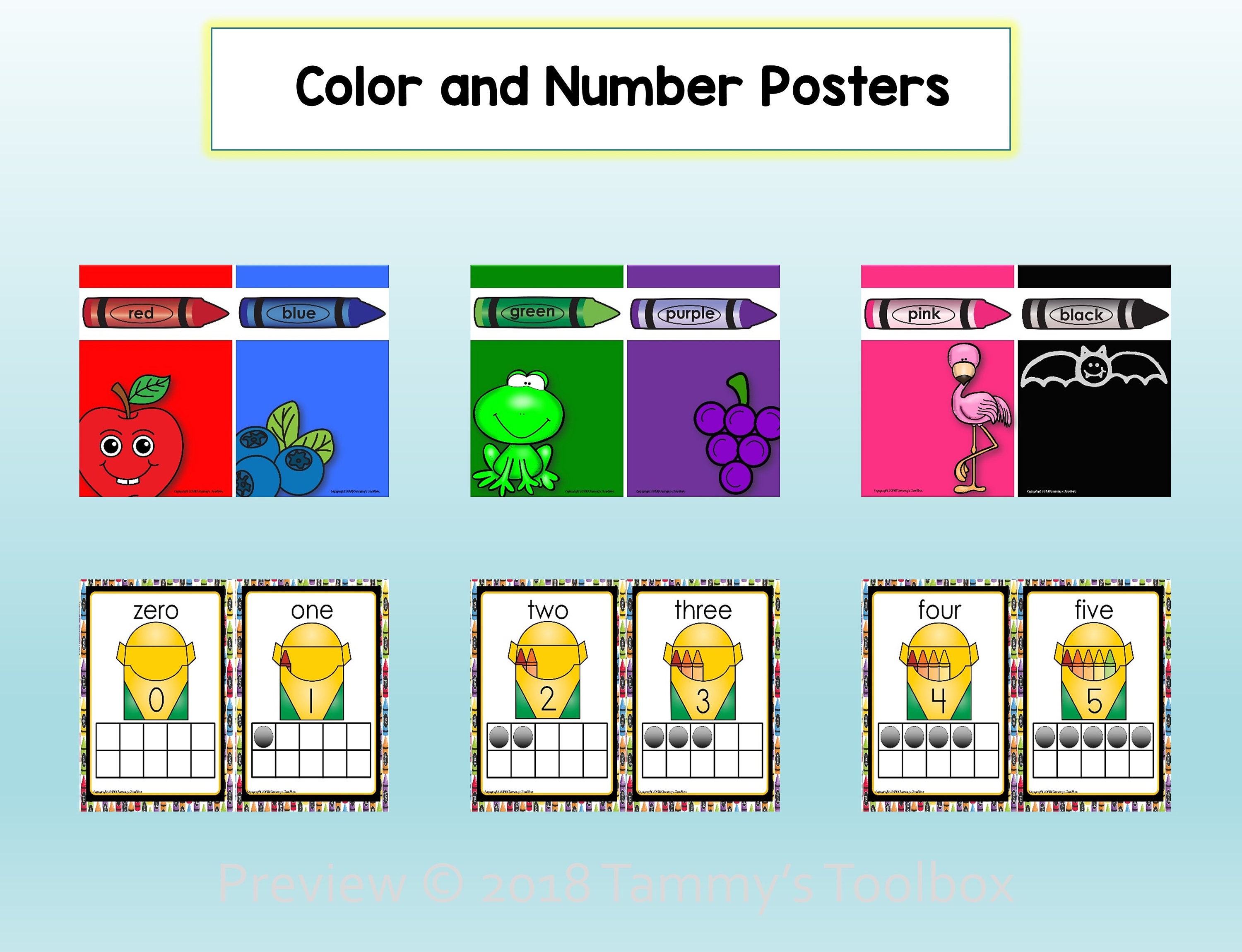 Crayon Classroom Decor, Printable and Editable Crayon Theme Display ...
