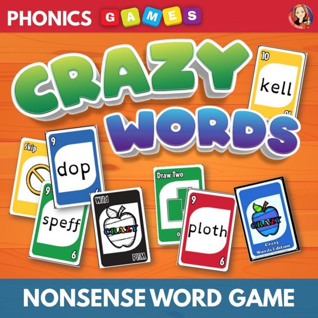 Decoding Nonsense Words Phonics Card Game for Classroom and - Etsy