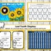 Sunflower Classroom Decor Set Editable - Etsy
