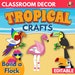Tropical Birds All About Me Craft and Back to School Bulletin Board Kit ...