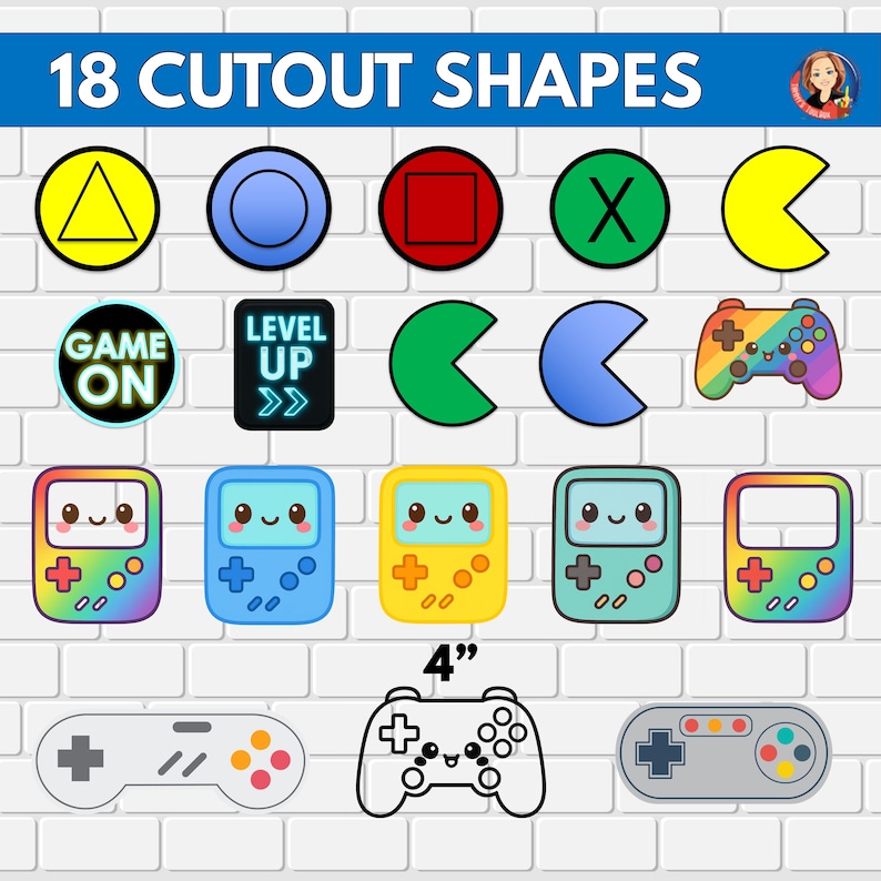 Gamer Bulletin Board Kit for Classroom | Video Game Back to School ...