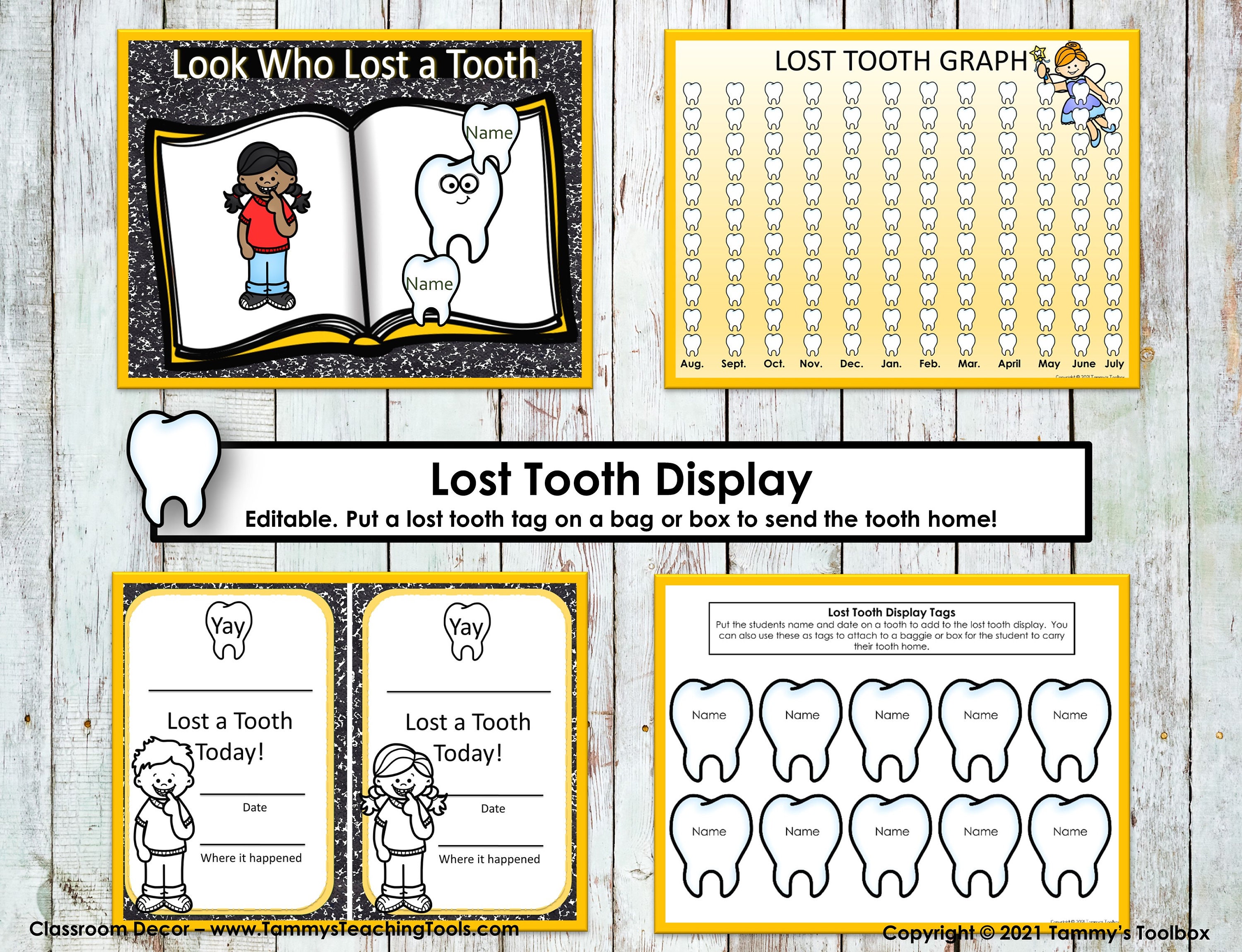 Classroom Decor Bundle in Pencil Theme Editable, Back to School ...