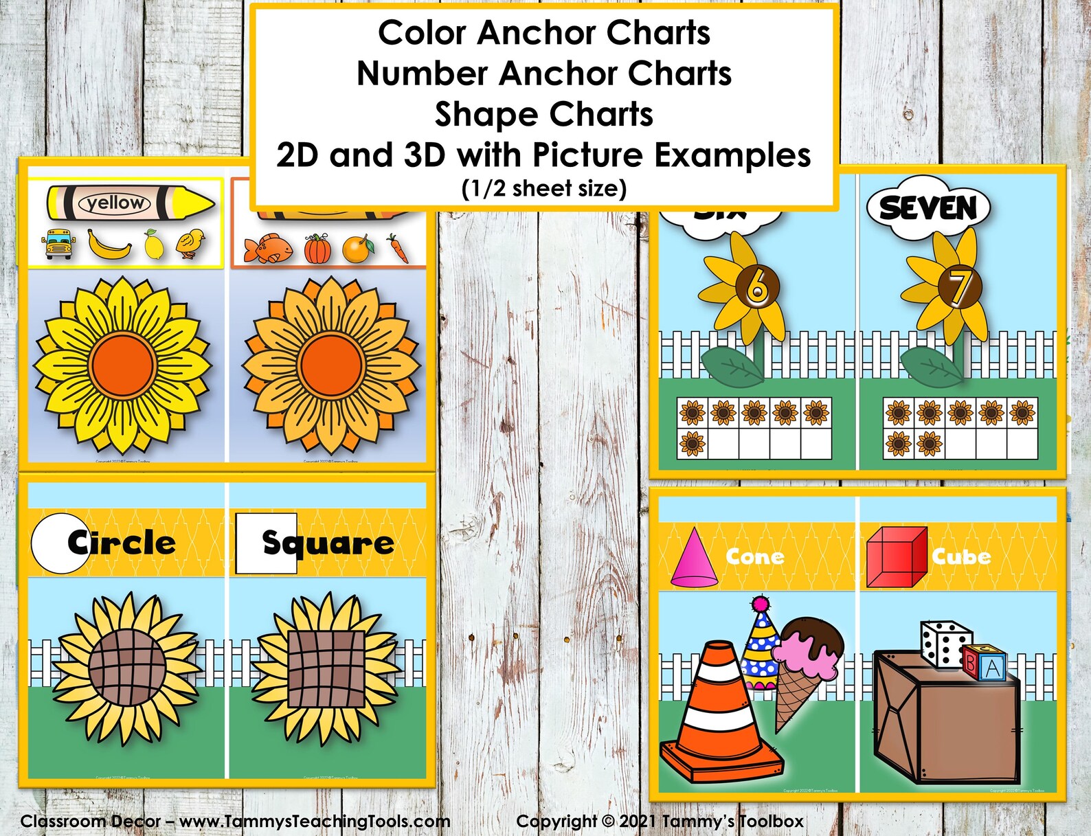 Sunflower Classroom Decor Set Editable, Sunflower Bulletin Board ...