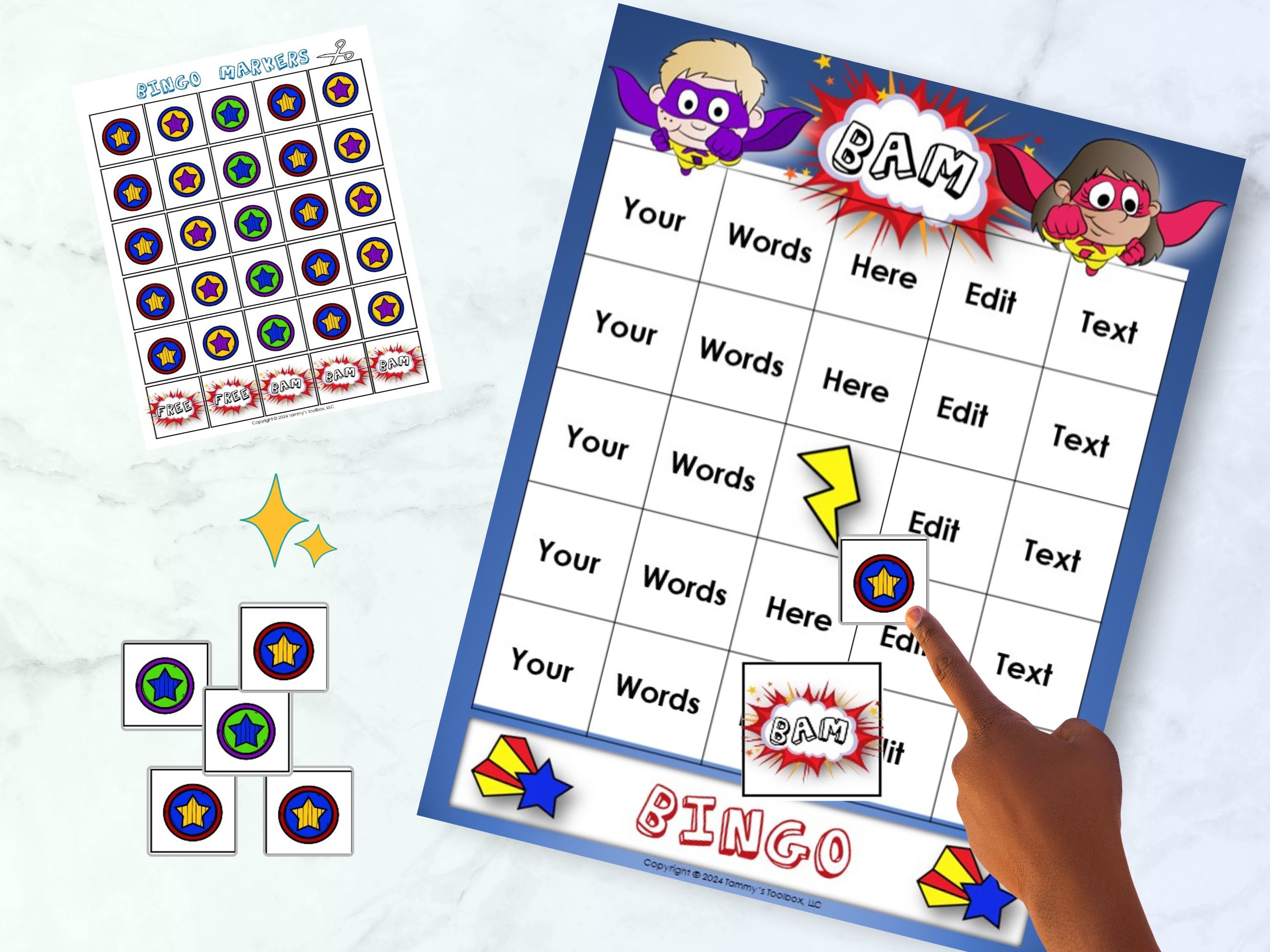 Create Your Own Bingo Game With Editable Digital Autofill Bingo Boards ...