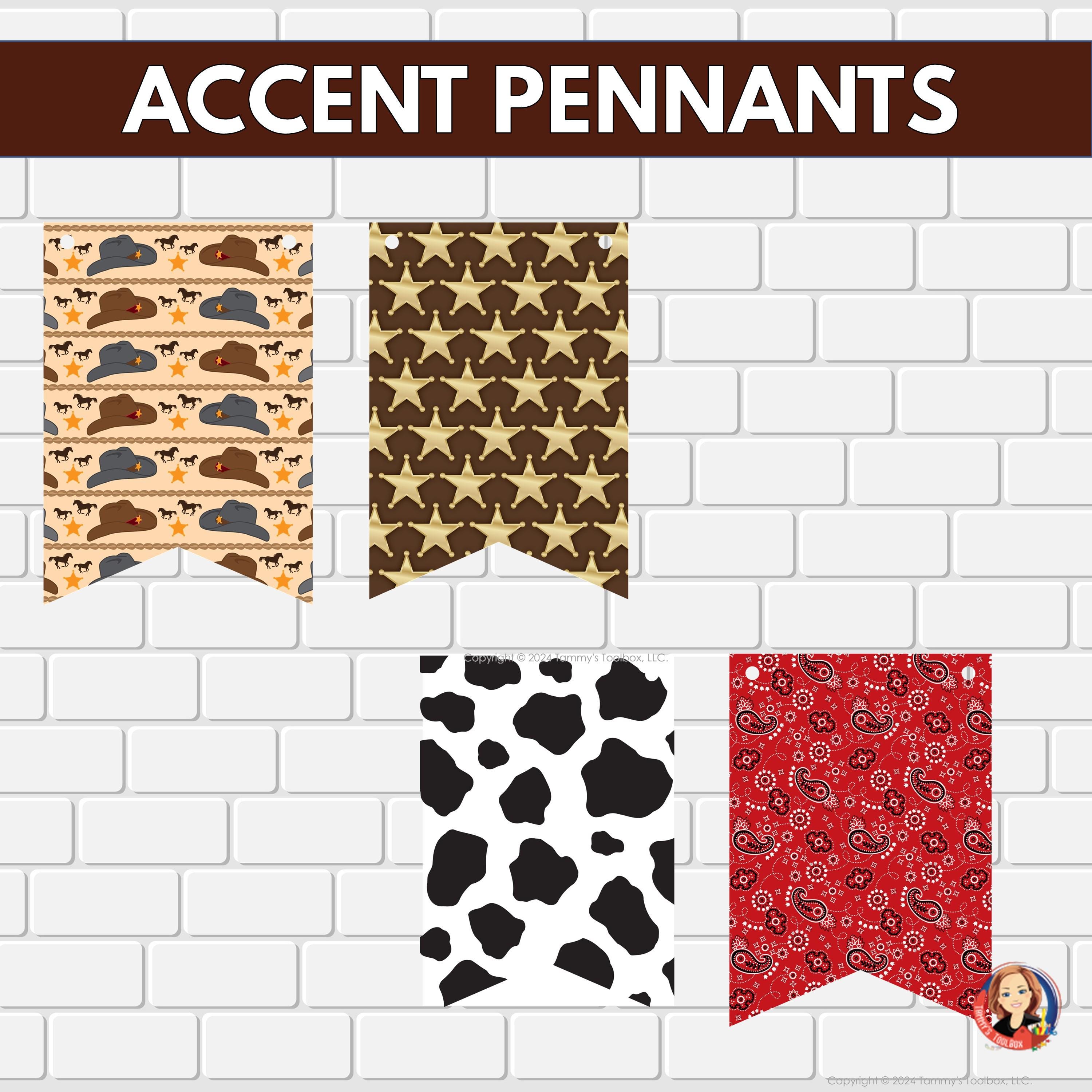 Wild West Classroom Decor Bulletin Board Kit, Western Bulletin Board ...