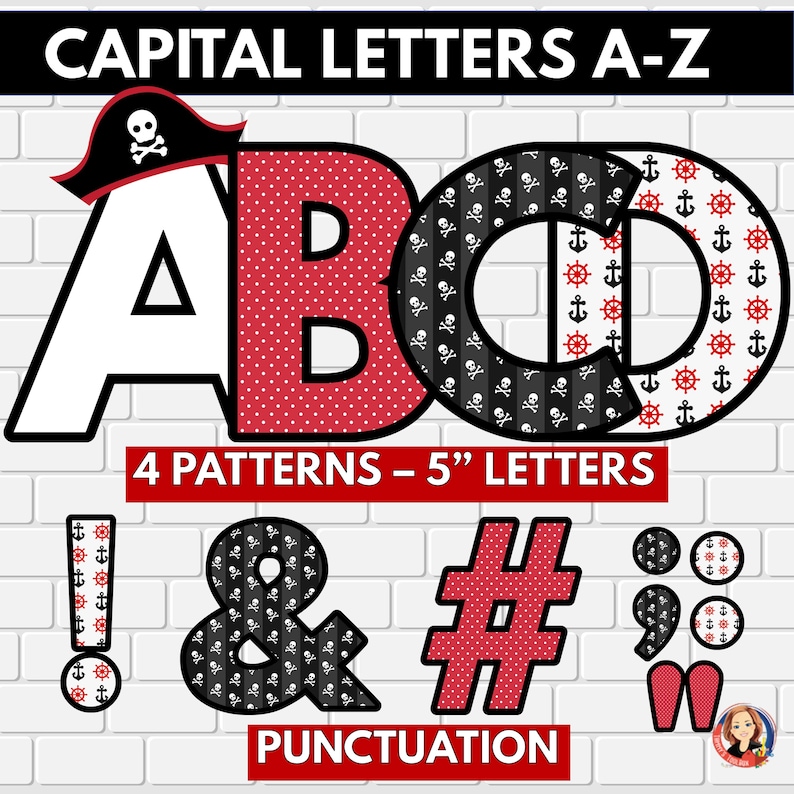 Pirate Classroom Decor Bulletin Board Kit, Bulletin Board Printable ...