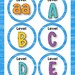 Classroom Library Book Bin Labels in Colorful Brights, Colorful Rainbow ...