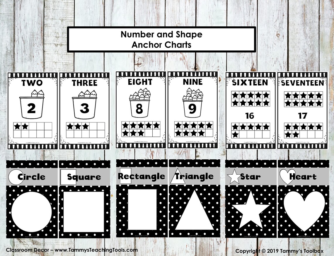 Black and White Classroom Decor and Labels - Etsy