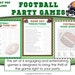 Printable Football Party Games Bundle | Fun Activities for Adults and ...