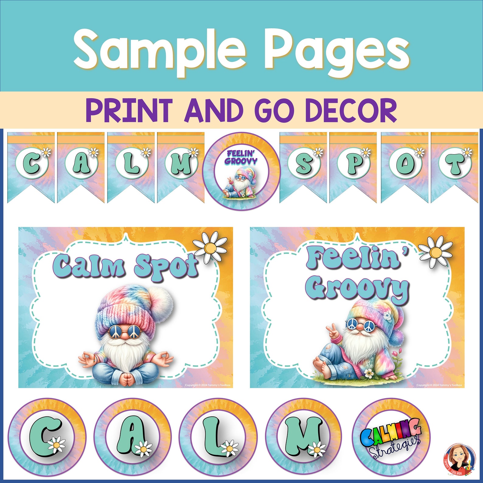 Groovy Retro Classroom Decor Bundle, With Bonus Back to School Craft ...