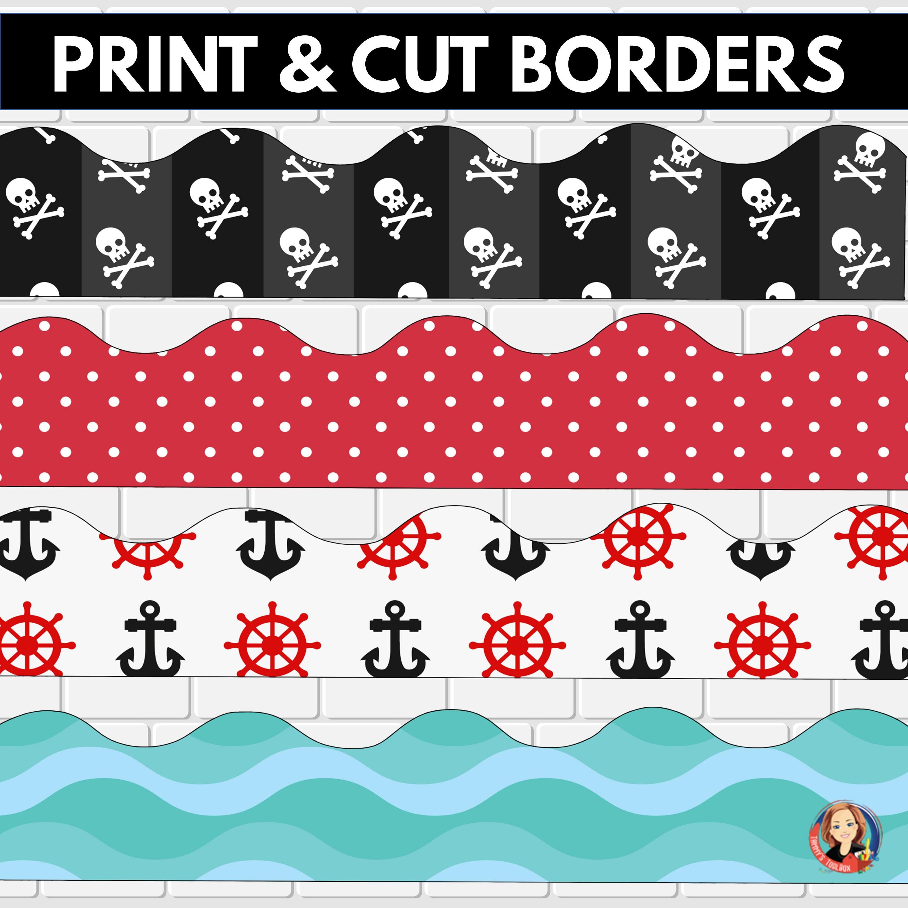 Pirate Classroom Decor Bulletin Board Kit, Bulletin Board Printable ...