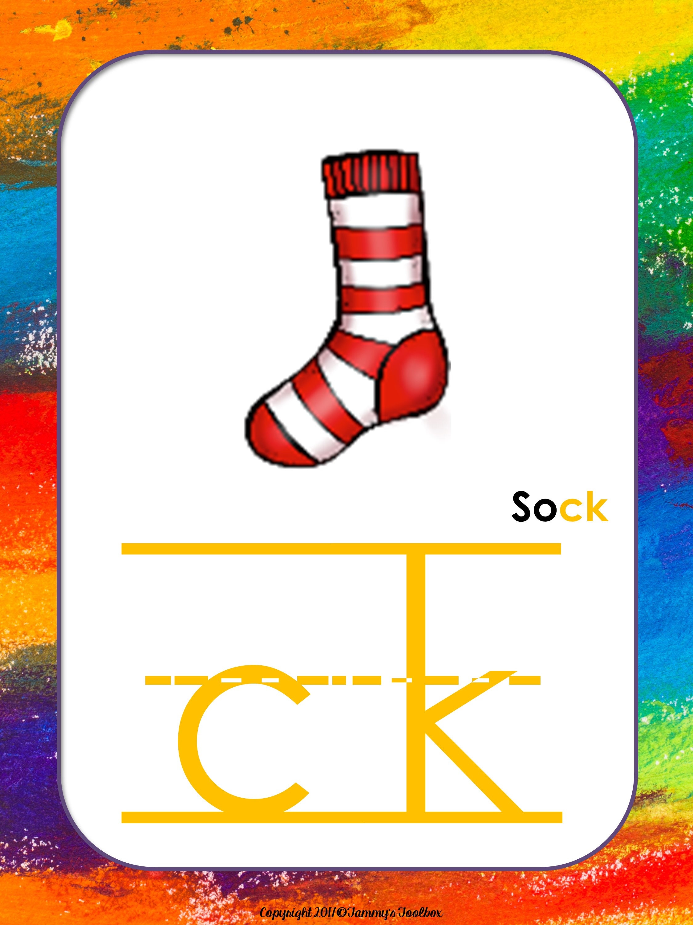 Printable Rainbow Alphabet and Phonics Posters, Phonics Anchor Charts ...