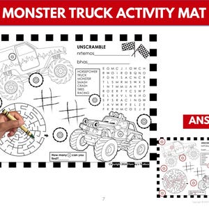 Monster Truck Party Printables, Monster Truck Theme Birthday Party ...