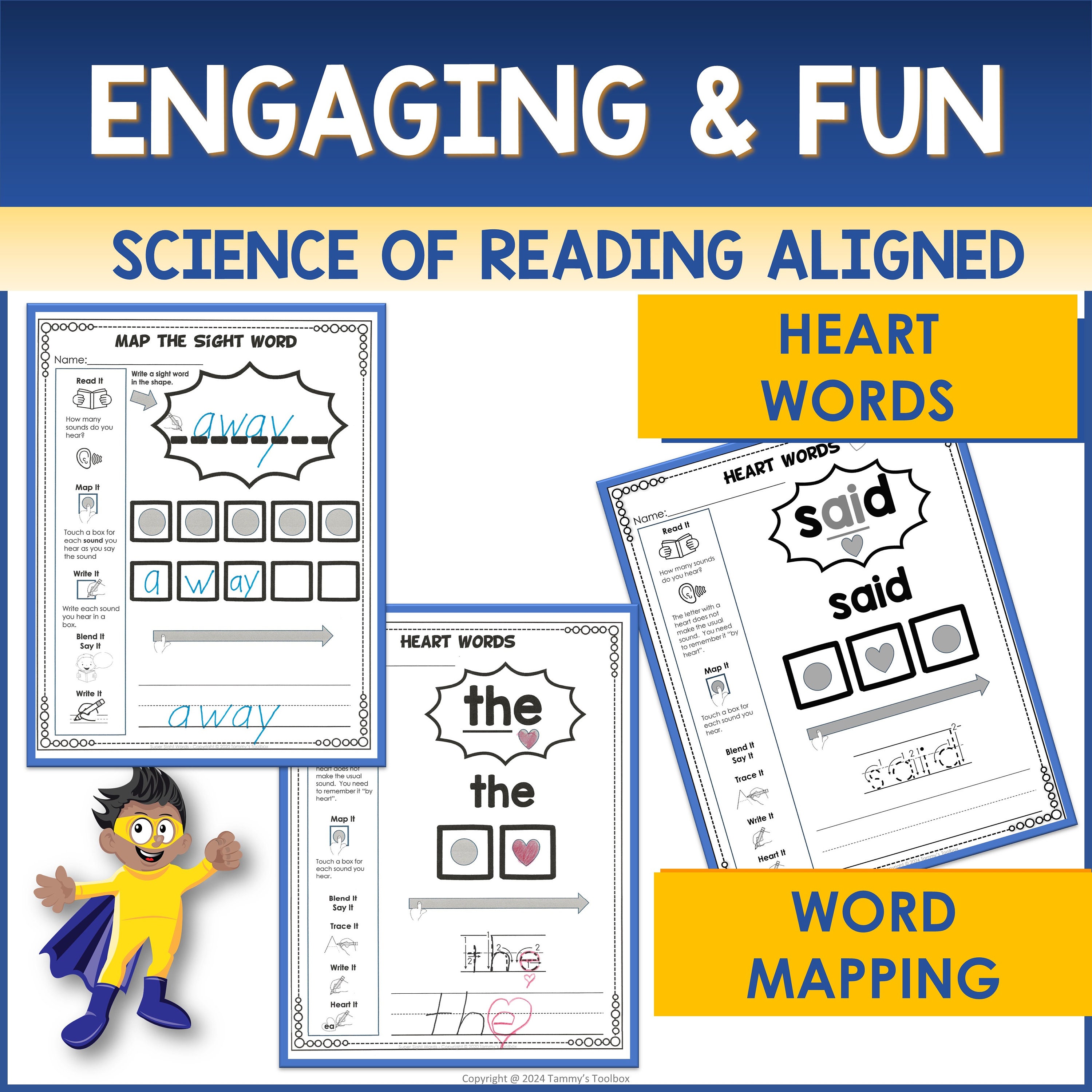 Sight Word Worksheets, Flashcards & Bonus Editable File for Customized ...