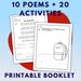 Back to School Decodable Poems and Phonics Activity Book for Kids | K-3 ...