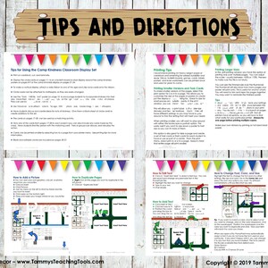 Camp Kindness Activities and Camping Classroom Decor Bulletin Board ...