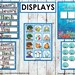 Ocean Under the Sea Theme Classroom Calendar, Sea Life Monthly Calendar ...