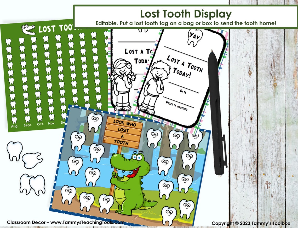 Classroom Decor Set in Alligator Swamp Theme. Includes Bulletin Board ...