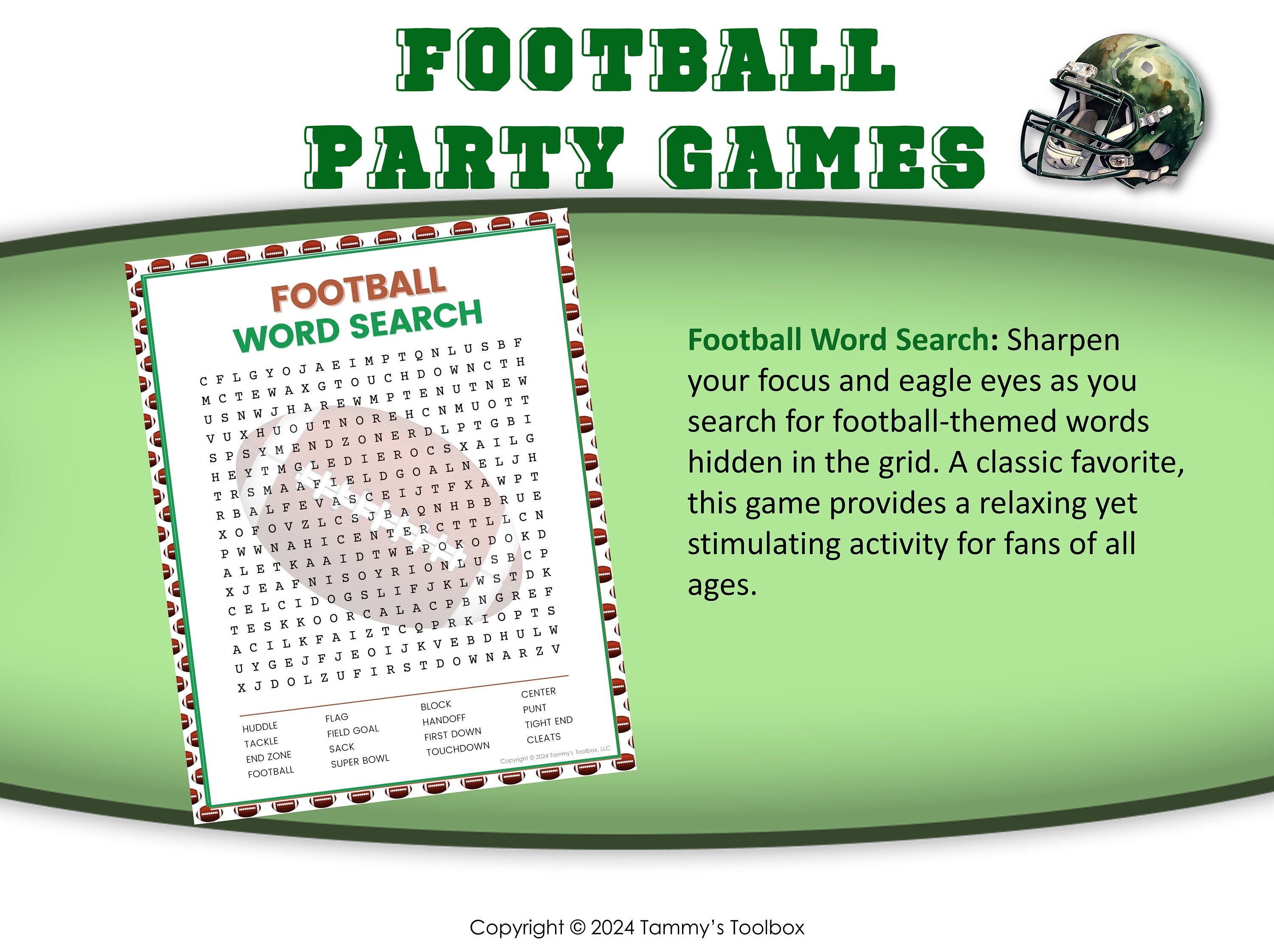 Printable Football Party Games Bundle | Fun Activities for Adults and ...