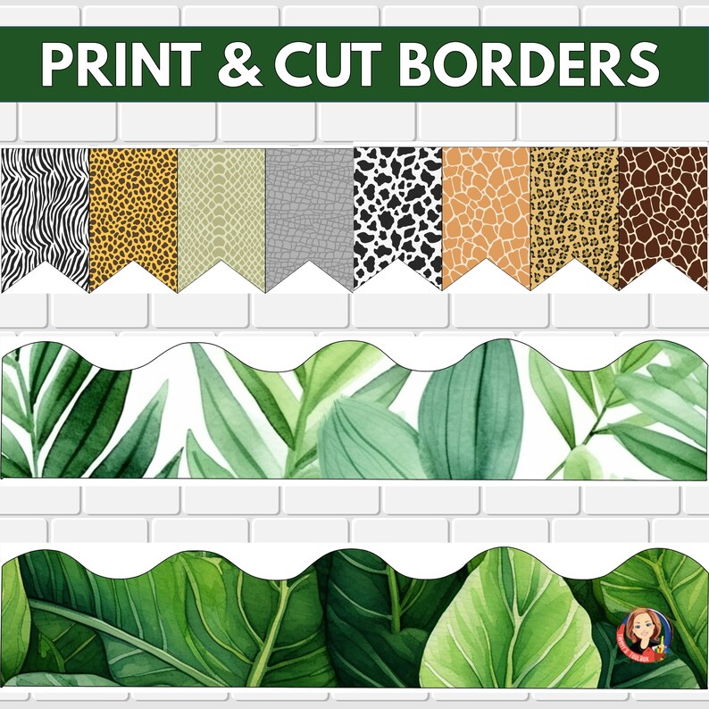 Jungle Safari Classroom Decor Bulletin Board Kit, Safari Bulletin Board ...