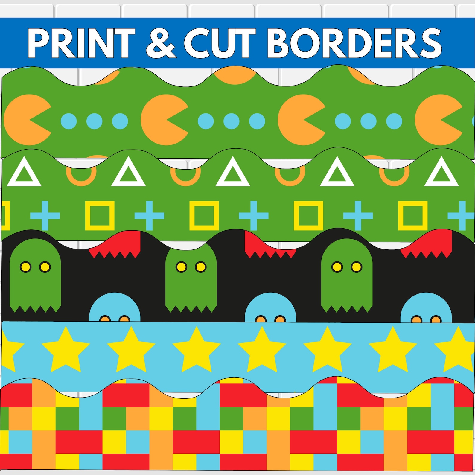 Gamer Bulletin Board Kit for Classroom | Video Game Back to School ...