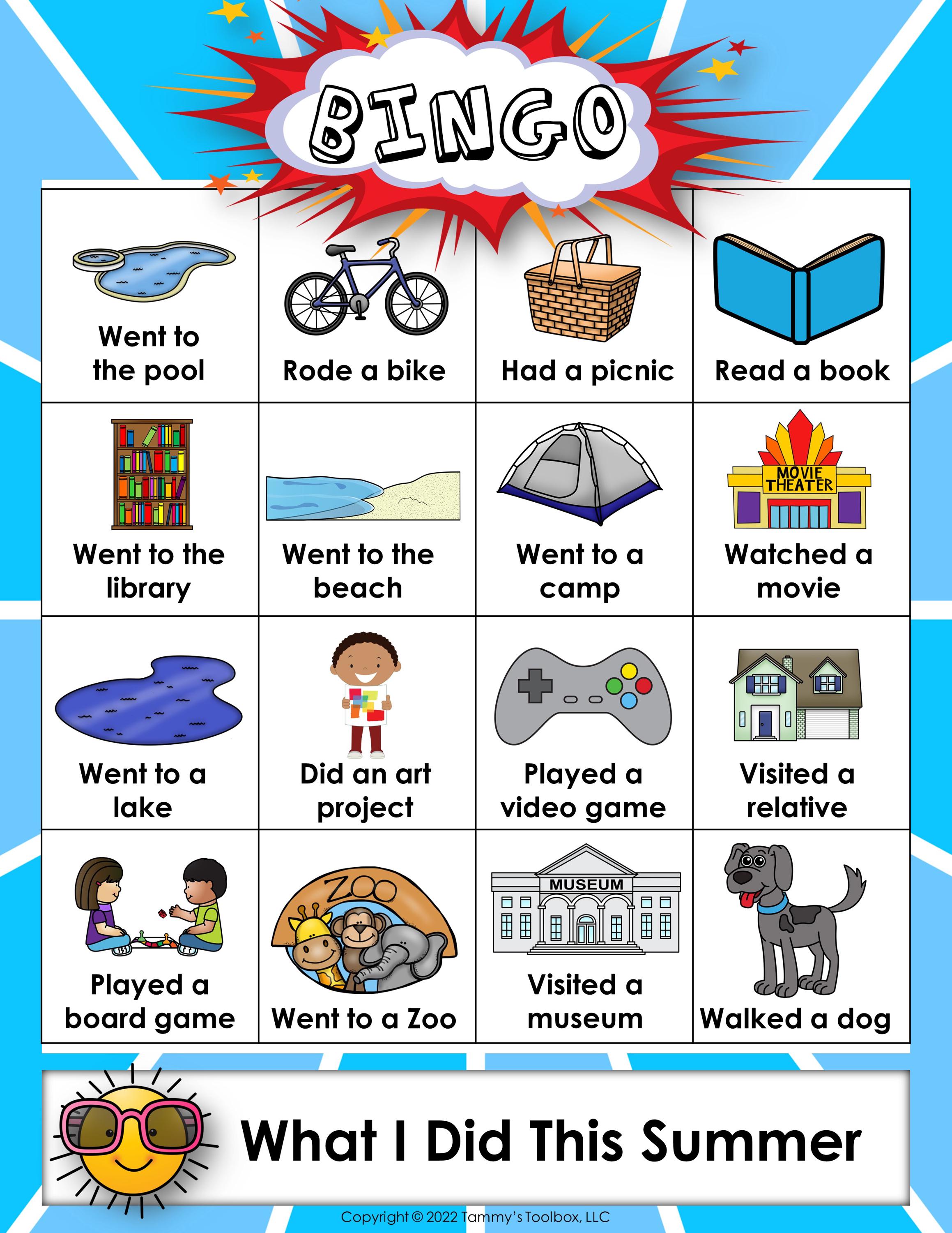 All About Me Bingo - Perfect for Back to School! Classroom Icebreaker ...