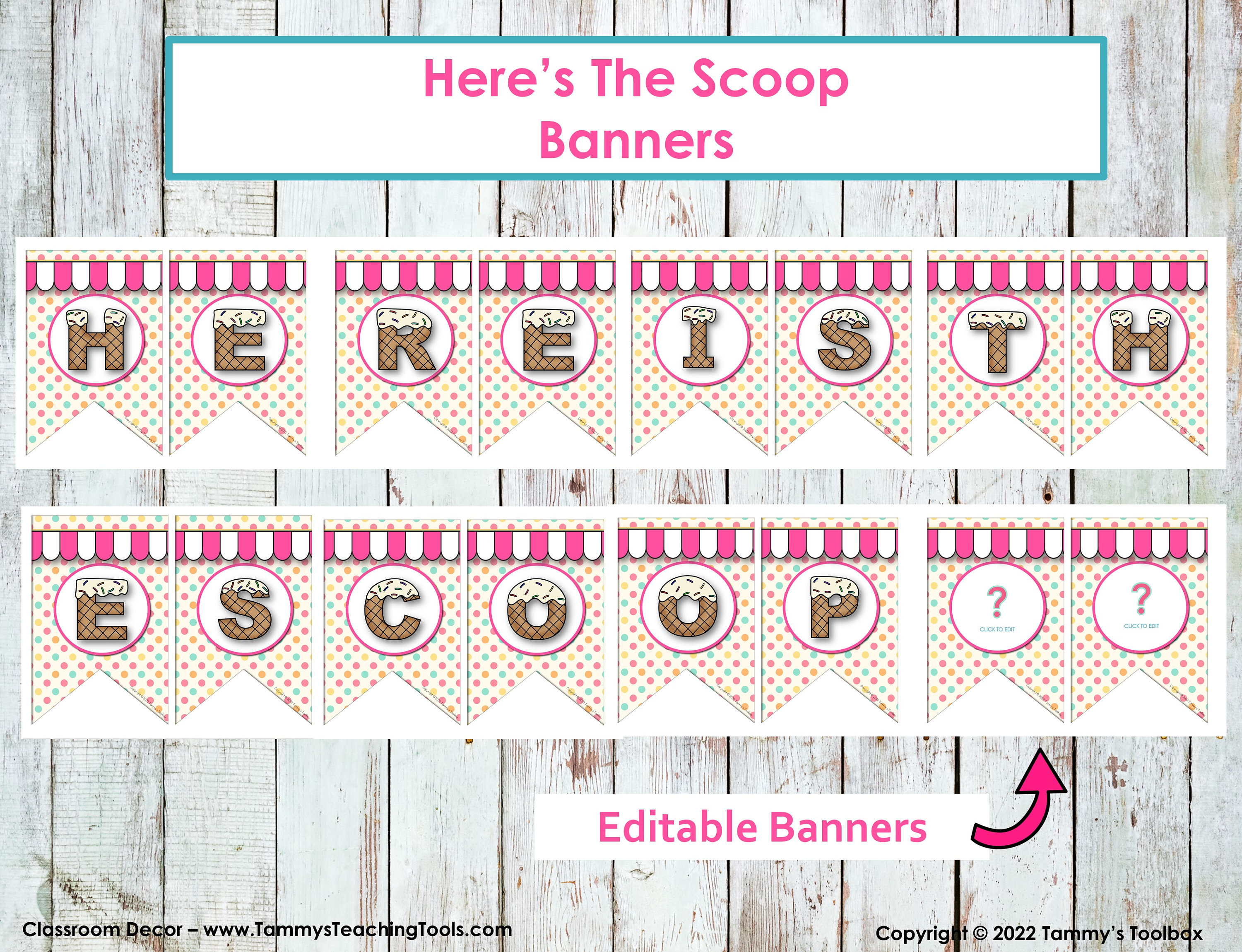 Summer Bulletin Board Kit With Writing Activities in Ice Cream Theme - Etsy
