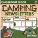 Digital and Printable Classroom Newsletters in Jungle Safari, Editable ...