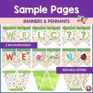 Butterfly Classroom Decor Set, Butterflies and Bugs Theme, Classroom ...