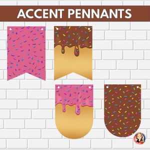 Donut Theme Classroom Decor Bulletin Board Set, Printable Bulletin ...