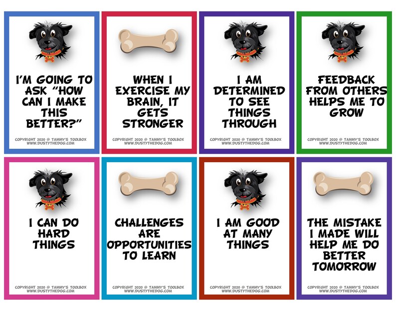 Printable Growth Mindset Game for Kids Social Emotional Learning Game ...