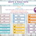 Editable Desk Nameplates Name Tags and Table Labels in Polka Dot ...